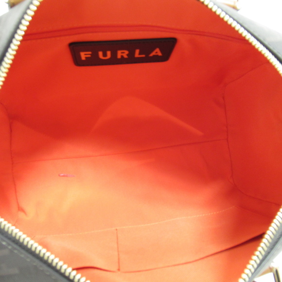 Furla | Bags | Furla Boston Bag Brown Tony Cafe Pvc Coated Canvas Wb092bx16710054s | Poshmark